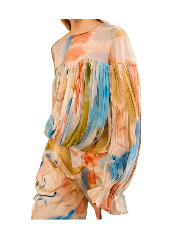 Ulla Johnson Long-sleeved Crew Neck Shirt - Nude