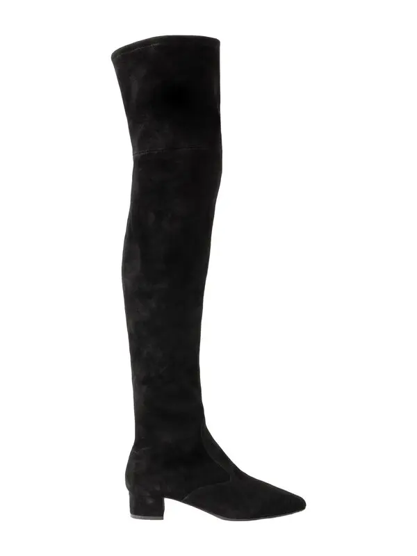 AQUAZZURA Suede Over-the-knee Boots - No
