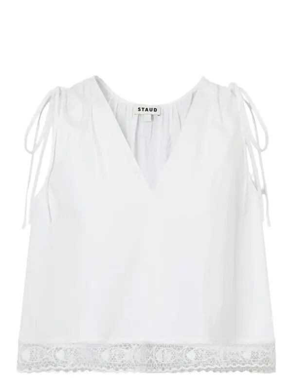Staud Elena Vest - White