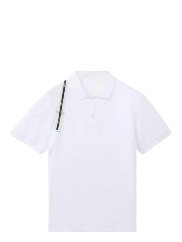 Alexander McQueen Short-sleeved Polo Shirt - White