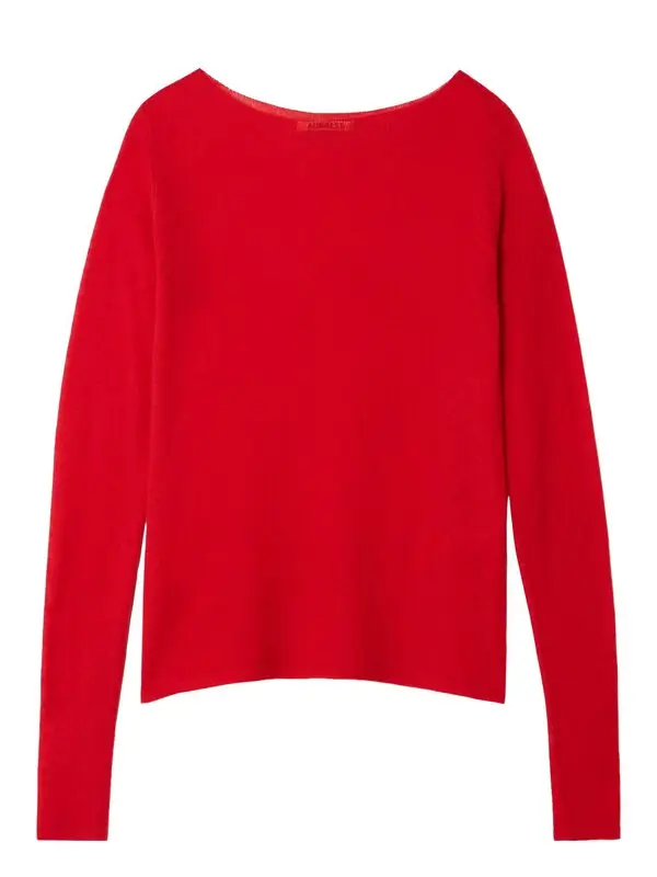 Auralee Long-sleeve Knit Top - Red