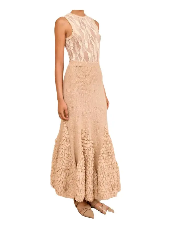 Ulla Johnson Midi Skirt - Nude
