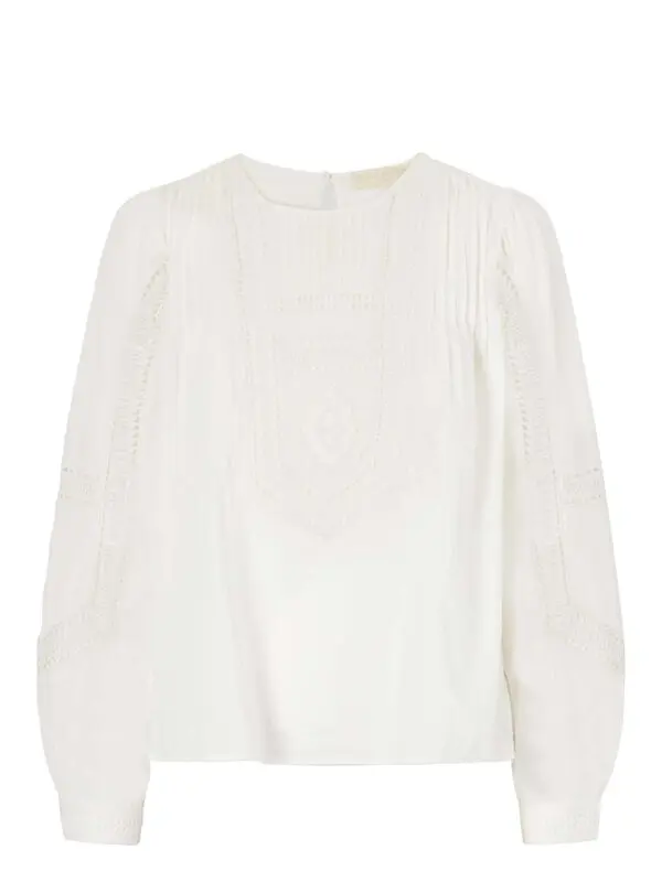 Ulla Johnson Marlowe Broderie Anglaise Cotton Blouse - White