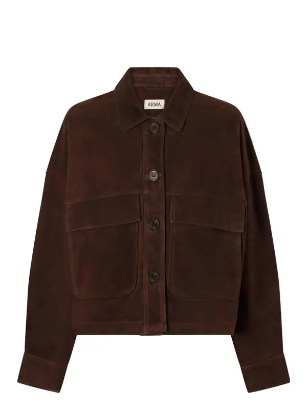 ARMA Suede Jacket - Black