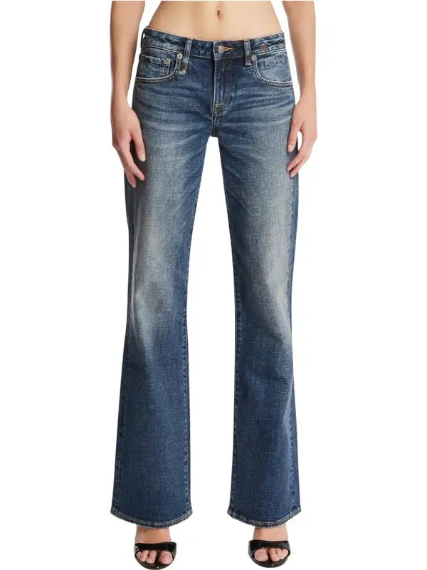 R13 Belt-loop Jeans - Dark Blue