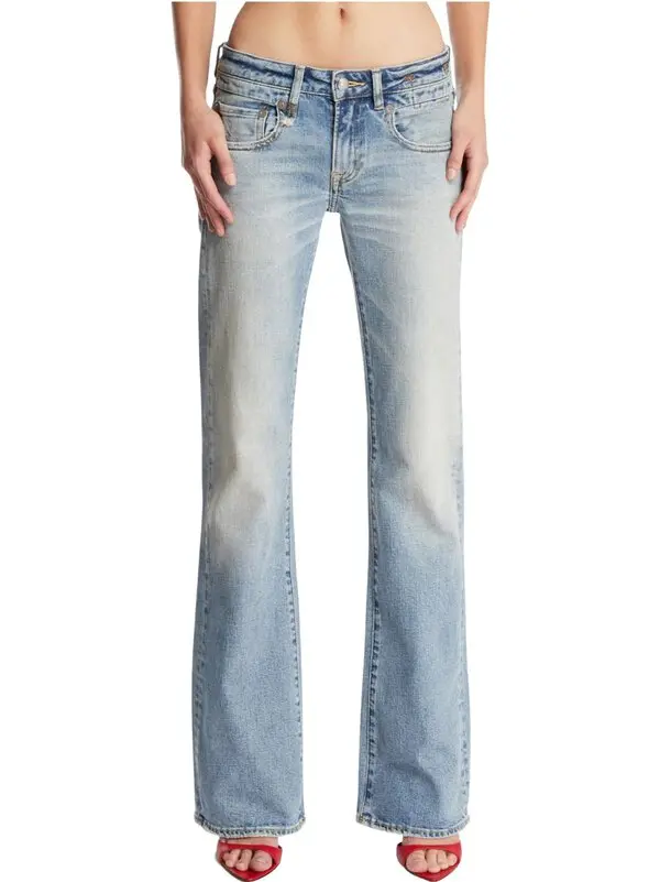 R13 Belt-loop Jeans - Blue