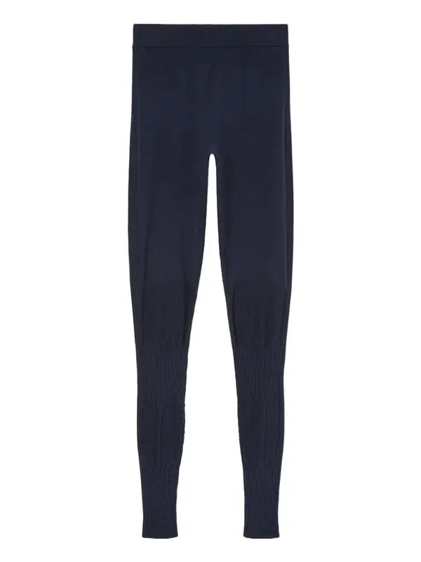 Loro Piana Ribbed Leggings - Black