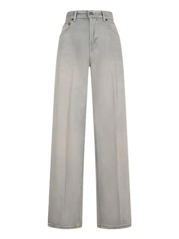 HAIKURE Belt Loop Jeans - Light Blue