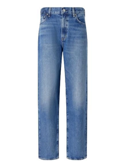 Citizens Of Humanity The Taper Jean Mid-rise Straight-leg Jeans - Medium Denim Blue