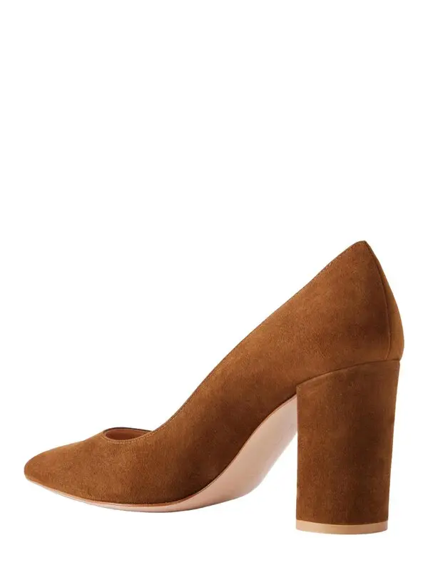 GIANVITO ROSSI Pointed-toe High Heels - Brown