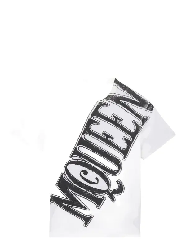 Alexander McQueen Logo-print T-shirt - White/black