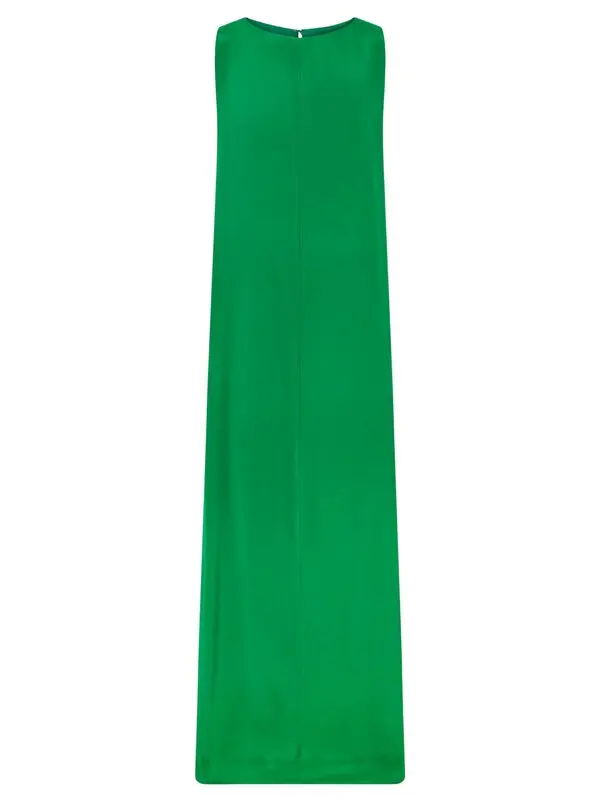 Staud Sleeveless Satin Column Gown - No