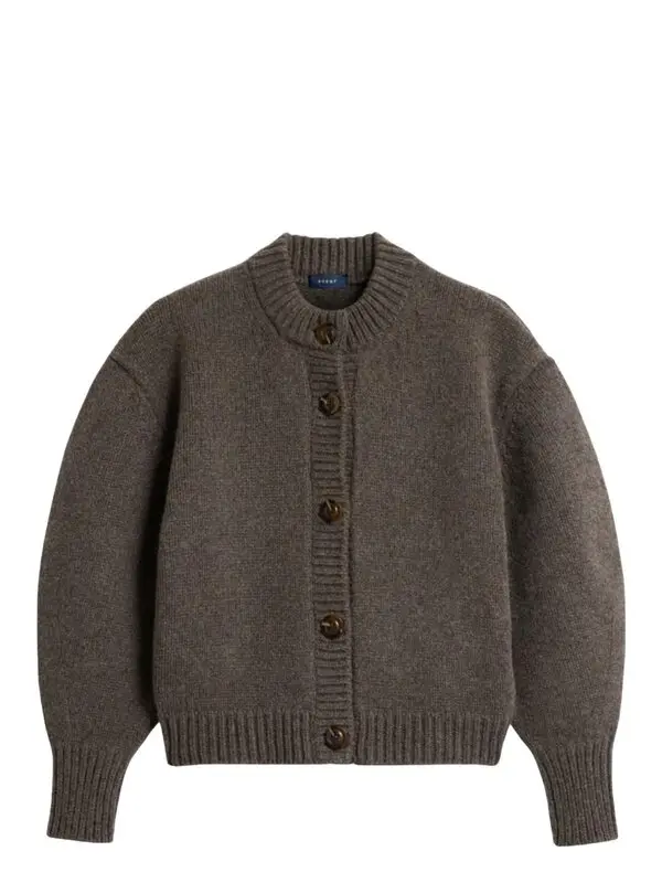 Soeur Leonard Button-fastening Cardigan - Brown