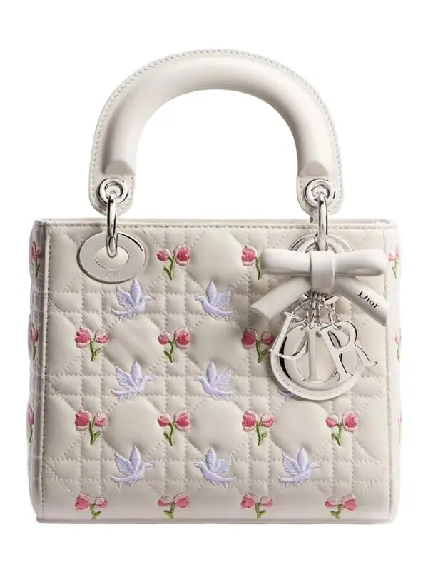 Dior Amour Mini Lady Bag With Chain - Nude