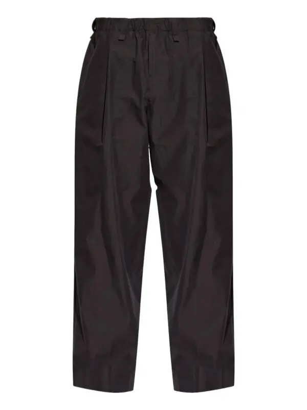 Issey Miyake Pleated Elasticated-waist Trousers - Brown
