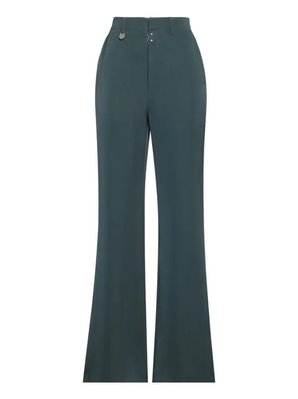 MAISON MARGIELA Tailored Stretch Formal Trousers - Green