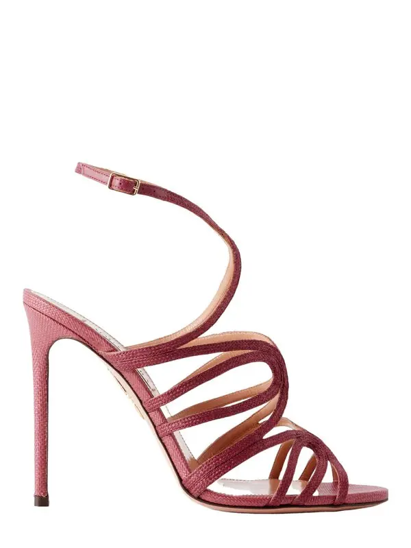AQUAZZURA Strappy Stiletto Sandals - No