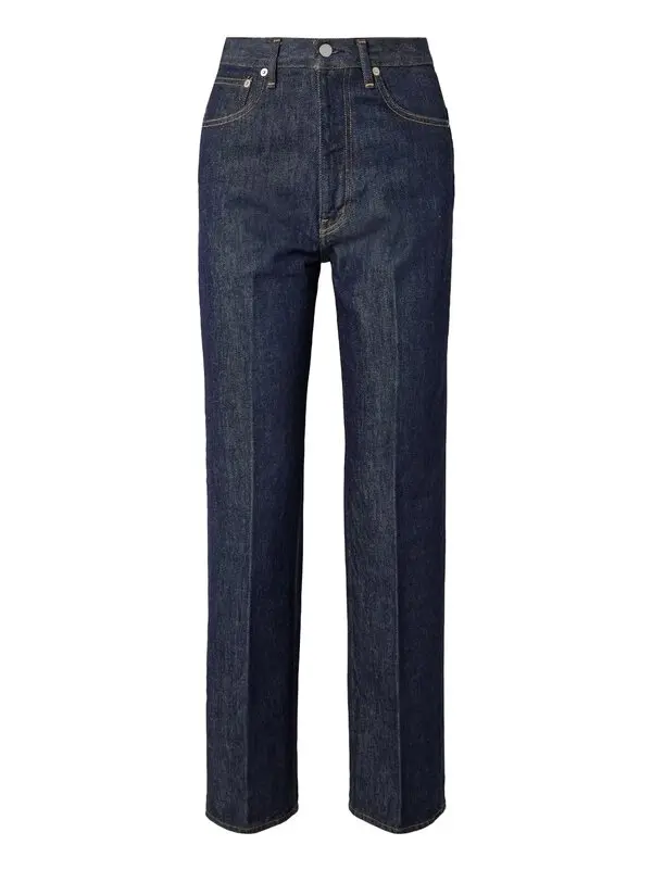 Auralee High-rise Straight-leg Jeans - No