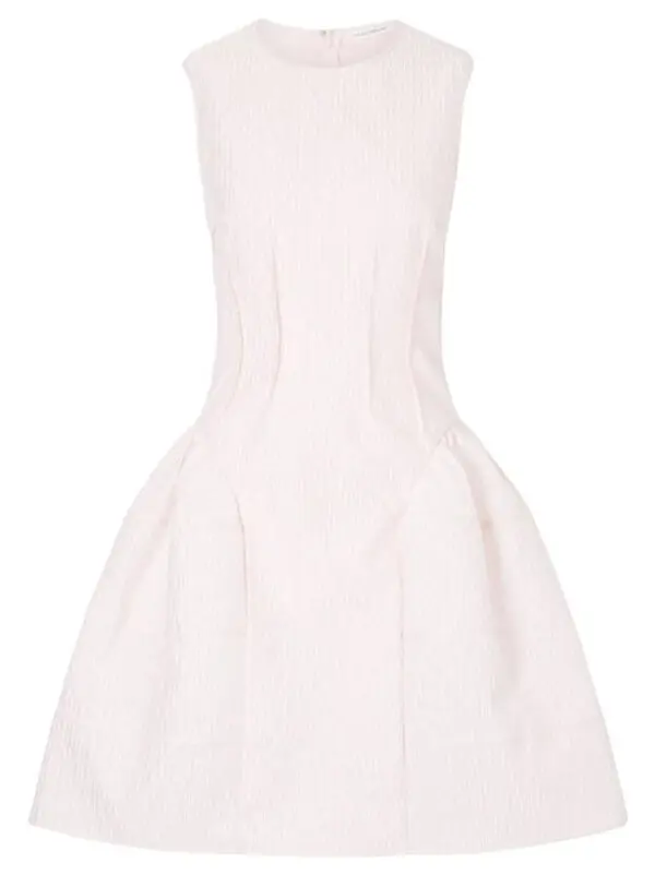 Cecilie Bahnsen Patchwork Midi Dress - White