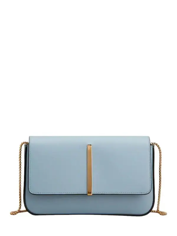 TOD'S Flap Shoulder Bag - Light Blue