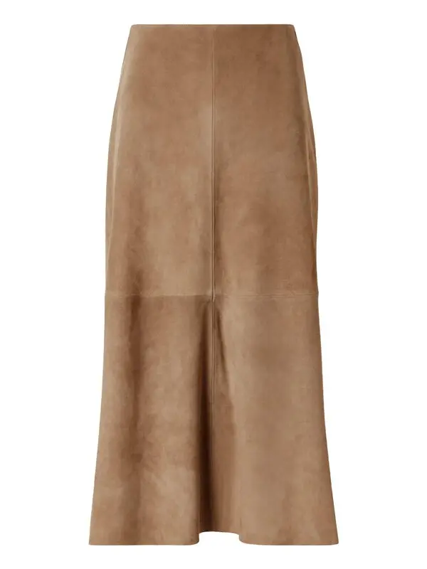 ARMA Melita Suede Midi Skirt - No