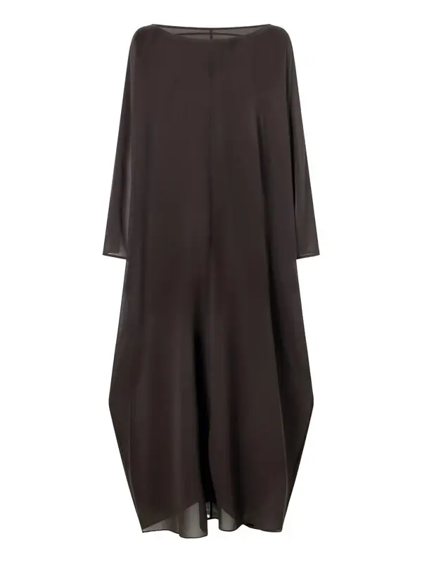 Staud Nour Open-back Chiffon Cover-up - Black