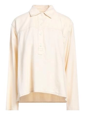 Rag & Bone Plain Colored Denim Shirt - White