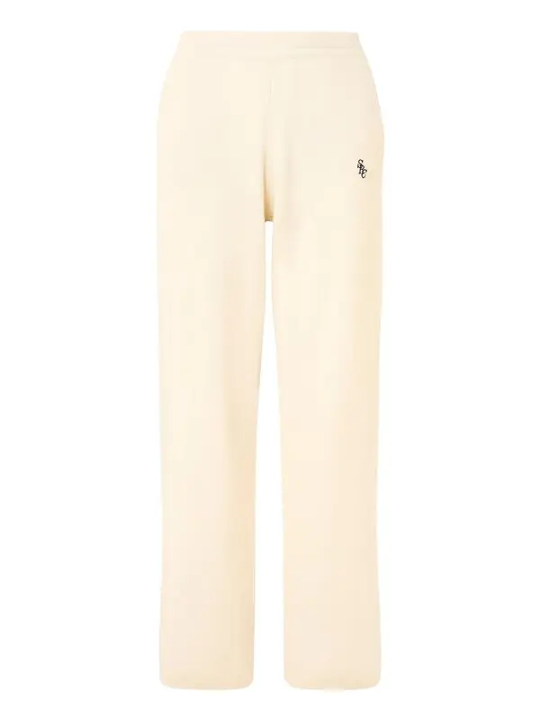 SPORTY  RICH Sporty & Rich Track Pants - Beige
