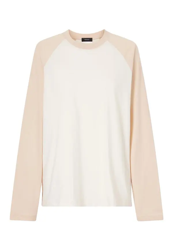 Wardrobe.NYC Raglan Cotton-jersey T-shirt - No