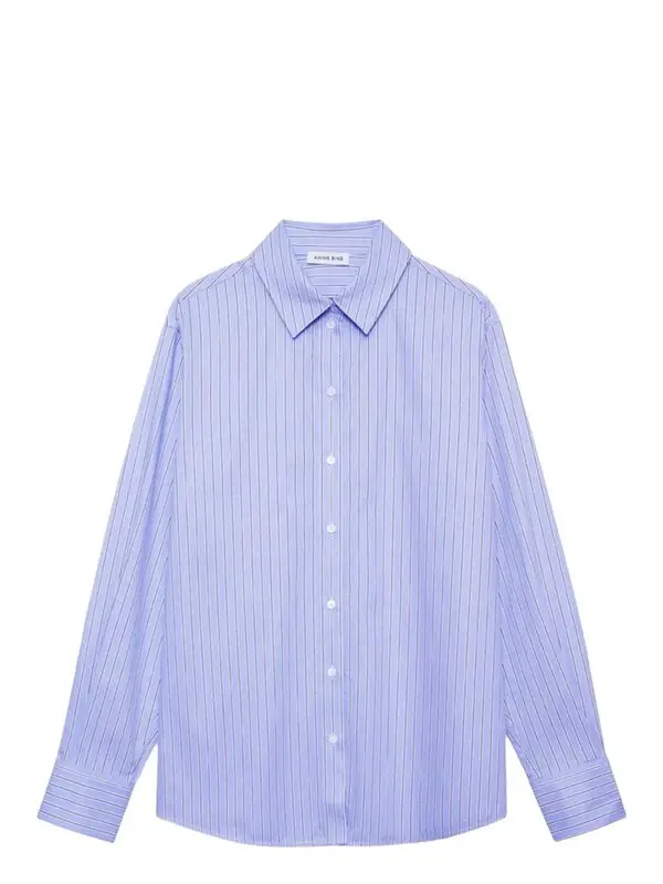 ANINE BING Striped Shirt - Blue