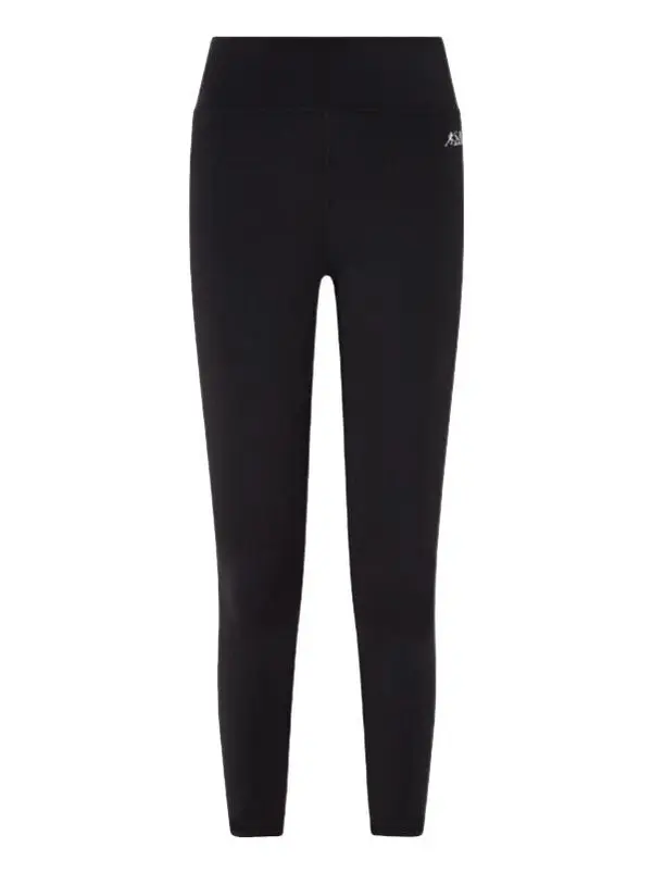 SPORTY  RICH High-waisted Stretch Leggings - Black