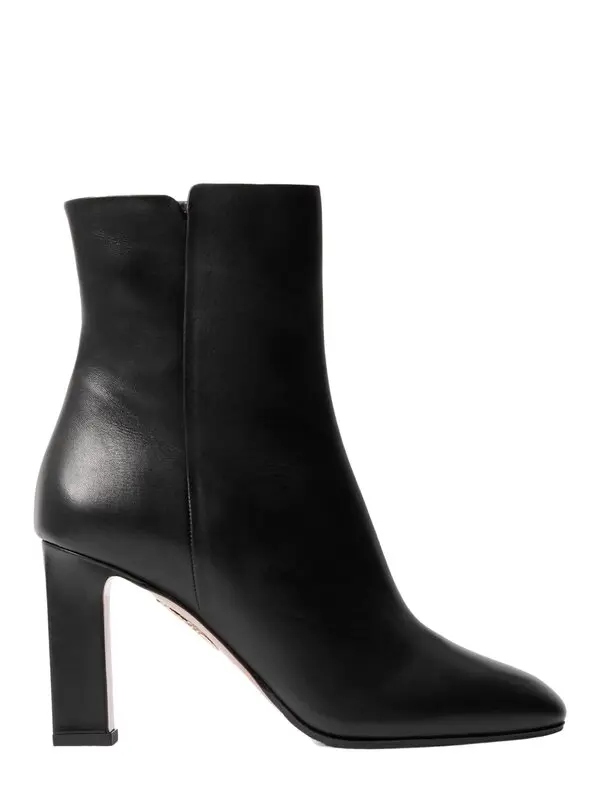 AQUAZZURA Sellier 85 Leather Ankle Boots - No