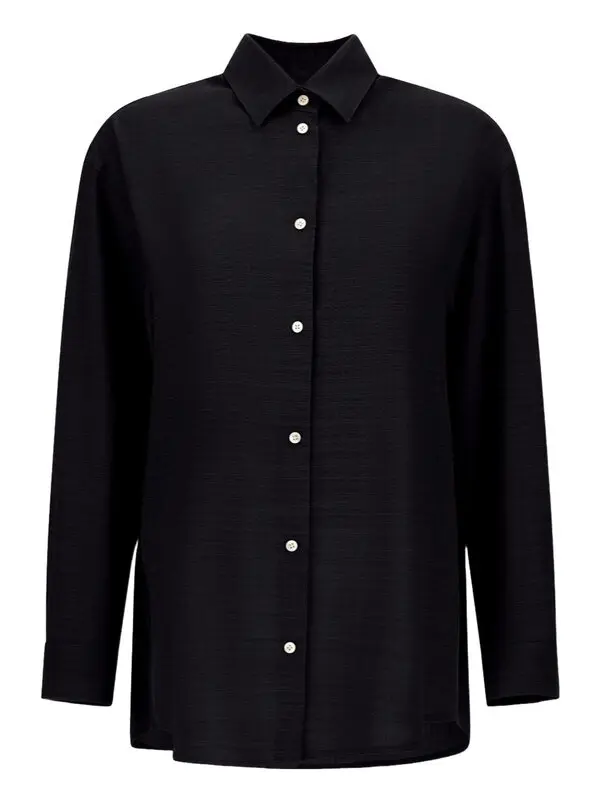 Herno Textured Shirt - Black