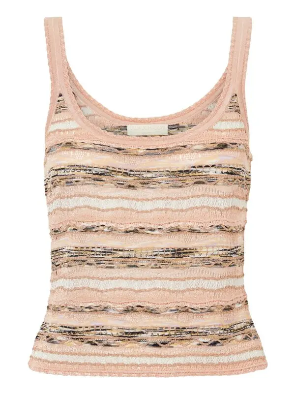 Ulla Johnson Striped Knit Camisole - Nude