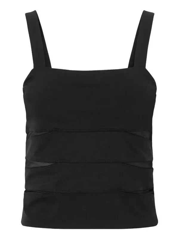 ERES Mesh-paneled Stretch-jersey Tank - Black