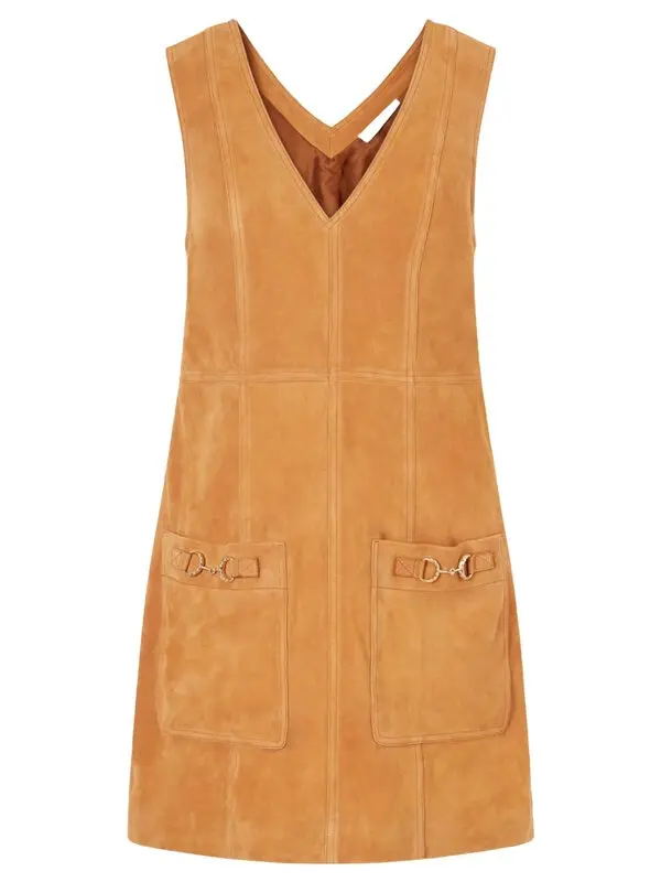 Ulla Johnson Suede Mini Dress - No