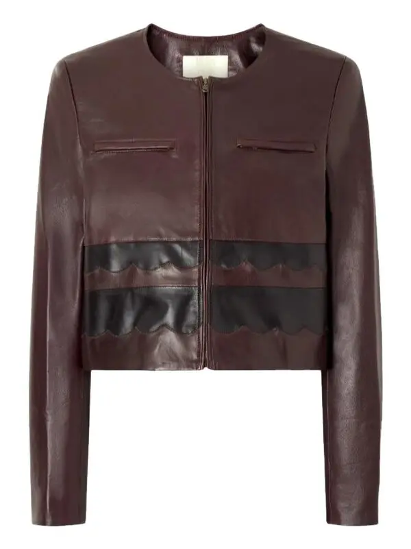 Ulla Johnson Patchwork Leather Jacket - Black