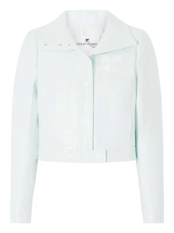 COURREGES Coated Cotton-blend Jacket - No