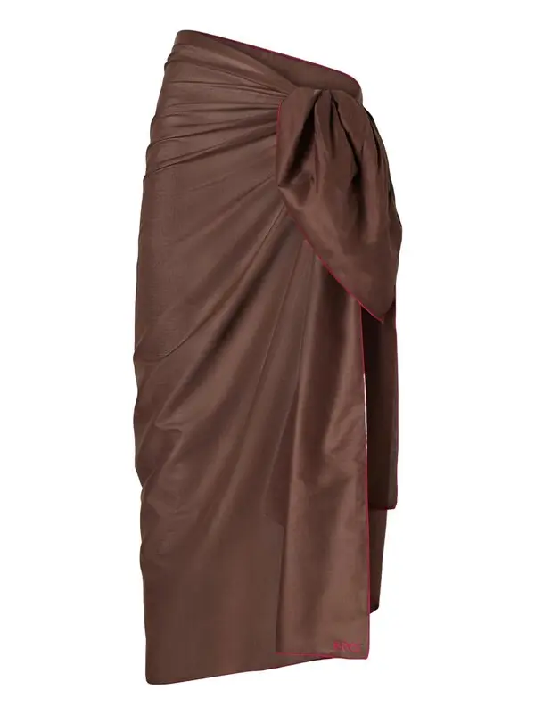 ERES Cabine Cotton-voile Pareo - Brown