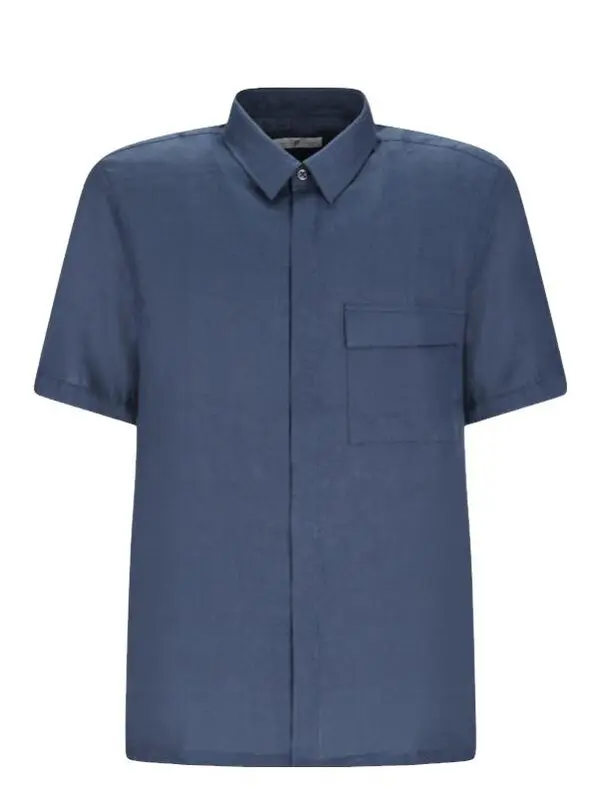 PT TORINO Short Sleeve Shirt - Blue