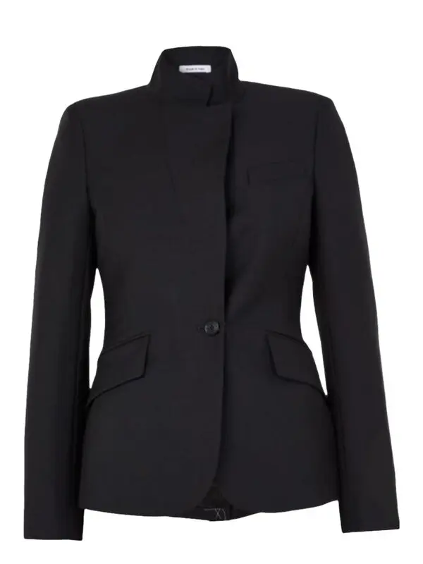 Alexander McQueen Long-sleeved Blazer - Black