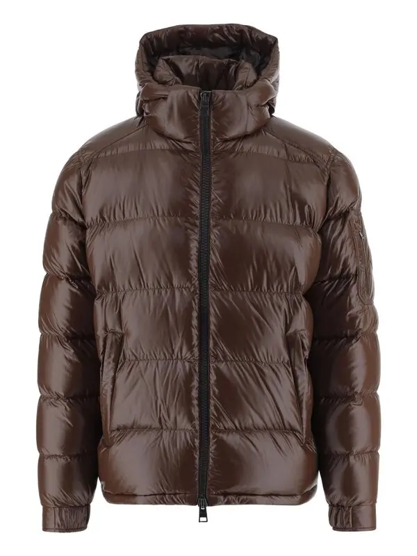 Herno Quilted Zippered Padded Jacket - Black