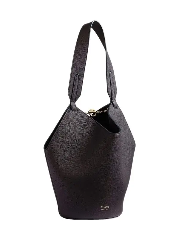 Khaite Single-shoulder Shopping Tote Bag - Black