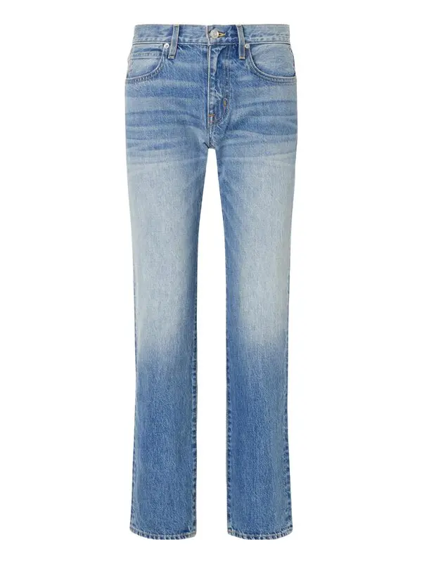 SLVRLAKE Low-rise Straight-leg Jeans - Blue