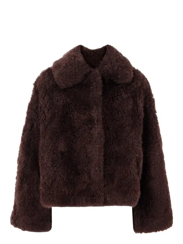 YVES SALOMON Shearling Jacket - Black
