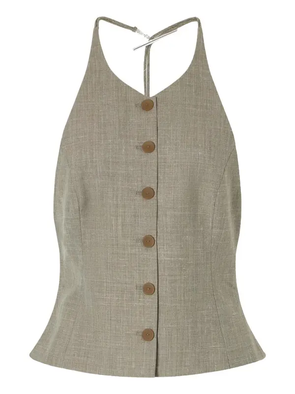 Christopher Esber Sleeveless Vest - Grey