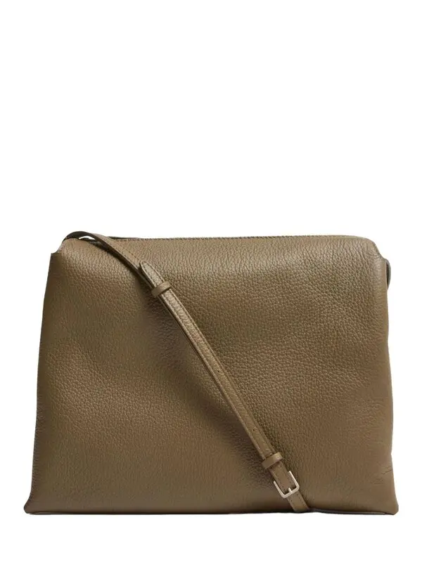 THE ROW Nu Twin Crossbody Bag In Leather - Green