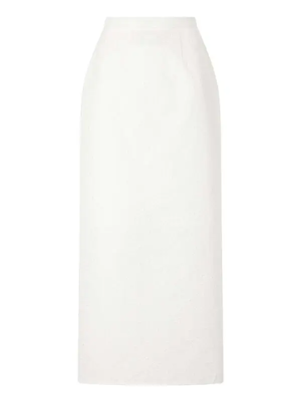 Cecilie Bahnsen Matelassé Midi Skirt - No