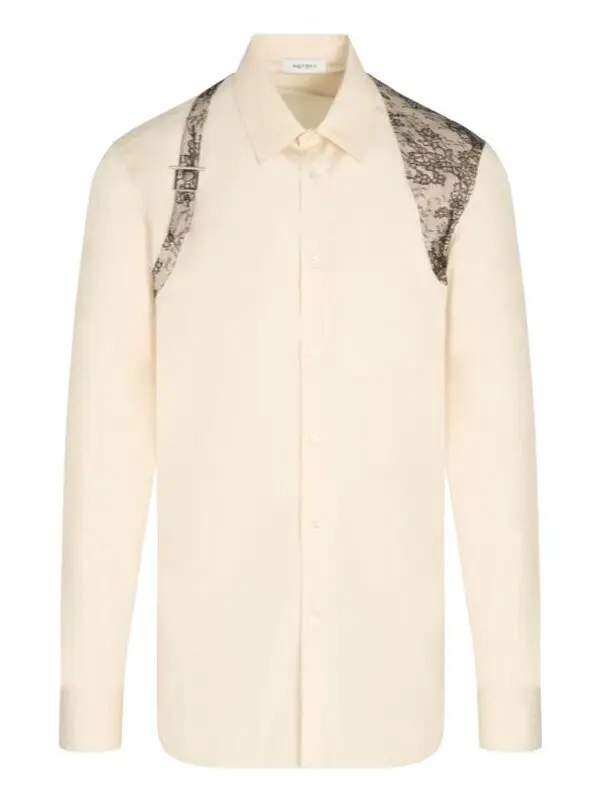 Alexander McQueen Long-sleeved Shirt - Nude