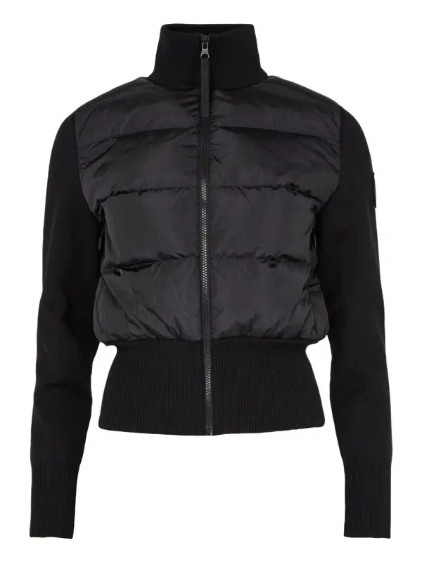Canada Goose Hybride Quilted Knit Jacket - Black